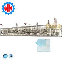 China 250meter/Min Underpad Production Line PLC Control Under Pad Machine for sale