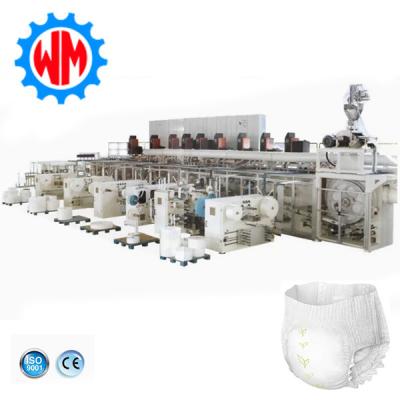 China 500-600pcs/Min Baby Pants Making Machine Baby Training Pants Production Line for sale