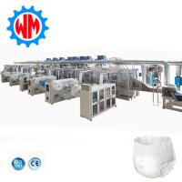 China Lower Energy Baby Training Pants Production Line with Optional Packaging System for sale