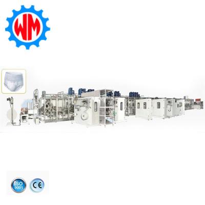 China Easy Maintenance Full Servo Big Ring Waist Baby Diaper Making Machine with CE for sale