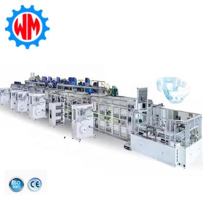 China Global Export Full Servo Big Ring Waist Baby Diaper Making Machinery Customized with CE for sale
