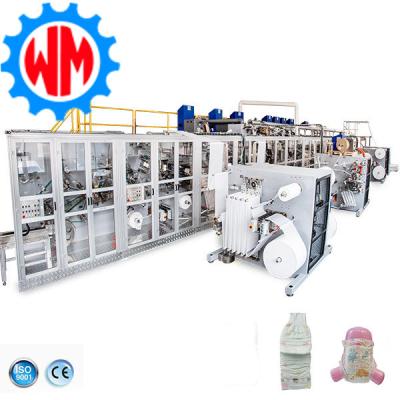 China Full Servo 700pcs/min Baby Diaper Making Machine CE ISO9001 Certificate for sale