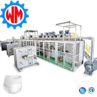 China Supplier Factory 800pcs/min Baby Diaper Making Machine PLC Control Easy Maintenance for sale