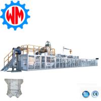 China 400KW Advanced New Baby Diaper Making Machine PLC Control Easy Operation for sale