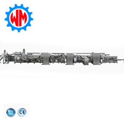 China Advanced Technology Big Ring Waist Baby Diaper Making Machine Easy Maintenance for sale