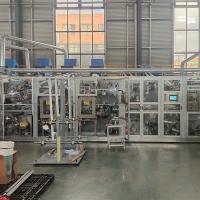 China Professional Factory Full Servo Adult Diaper Making Machine 380V 50Hz with Packaging System for sale