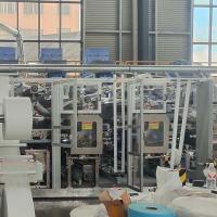 China Lower Energy Adult Diaper Making Machine With CE High Efficiency Full Servo for sale