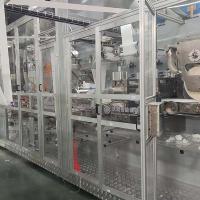China Small Scale Sanitary Napkin Making Machine 380V 50HZ Ladies Pad Manufacturing Machine for sale
