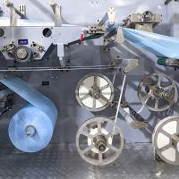 China PLC Panty Liner Making Machine With Packaging System Easy Operation for sale