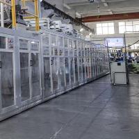 China PLC Panty Liner Making Machine With Packaging System Easy Operation for sale
