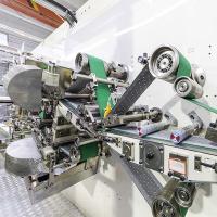 China High Speed Lady Pants Making Machinery Menstrual Panties Production Line with CE for sale