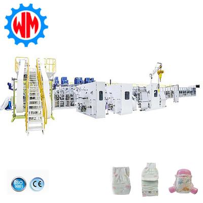 China 800pcs/min High Speed Baby Diaper Making Equipment Pull-up Machinery for sale