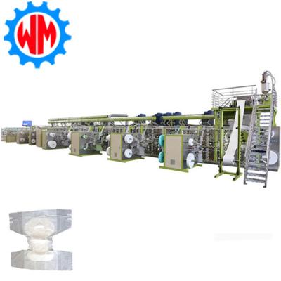 China Quickly Export 2025 New 400pcs/min Adult Diaper Production Line with CE for sale