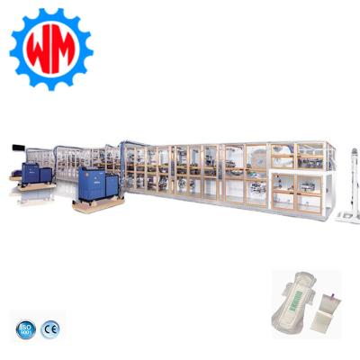 China 2025 New High Efficiency Sanitary Pad Making Machine with Engineers Oversea Installation for sale