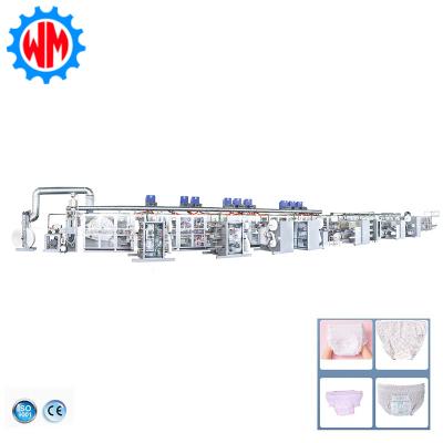 China High Efficiency Full Servo Menstrual Panties Making Machine with Oversea Training for sale
