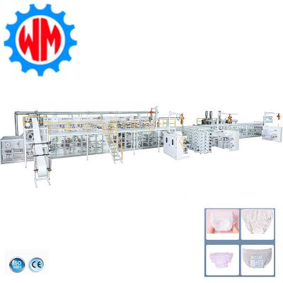 China 400pcs/min Lady Pants Menstrual Panties Making Machine Professional Customzation for sale