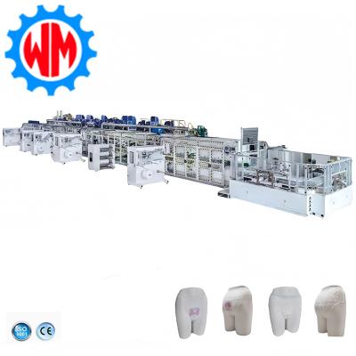 China New High Standard Menstrual Panties Production Line Sanitary Napkins Machine Stable Work for sale