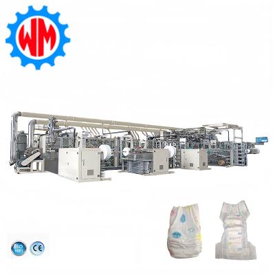 China Stable Production 800pcs/min Baby Diaper Making Machine Supply chain adaptation for sale