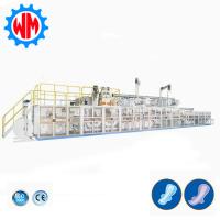 China 1200pcs/min Full Servo Sanitary Pad Making Machine with Raw Materail Export to Vietnam for sale