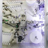 China 1200pcs/min Full Servo Sanitary Pad Making Machine with Raw Materail Export to Vietnam for sale