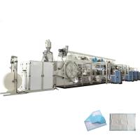China ISO9001 Supplier CE Mattress Pad Under Pad Production Line Stable Wrok PLC Control for sale