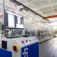 China Energy-saving Full Servo Mattress Pad Machine Underpad Production Line Auto Stacker for sale