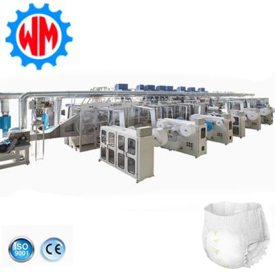 China Advanced Baby Training Panties Making Machine Full Servo Control with CE for sale
