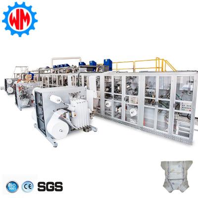 China 800Pcs/Min Stable Speed Baby Diaper Making Machine Professional Customization with CE for sale