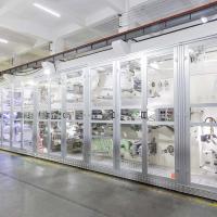 China Full Servo 1200pcs/min Sanitary Pad Making Machine 98% Efficiency Stable Production for sale