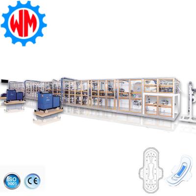 China High Standard Sanitary Pad Making Machine with Field Maintenance and Repair Service for sale