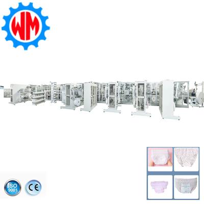 China 400pcs/min Menstrual Panties Sanitary Pad Making Machine Customized for sale