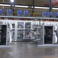China Full Servo Sanitary Pad Machinery Lady Pants Menstrual Panties Making Machine for sale