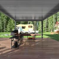 China Seating Area Dining Space and Garden Retreat in One Aluminium Pergola Modern and sleek for sale