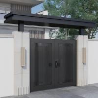 China Chinese Style Curtains Roof Panels Gazebos Outdoor Aluminum Pergola with Privacy for sale