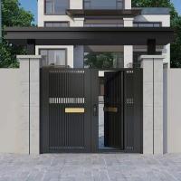 China Laser Cutting Decoration Privacy Garden Gate Aluminium Anti Fading And Low Thermal Expansion for sale