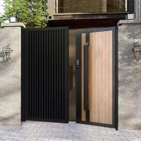 China Art Courtyard Villa Front Aluminium Garden Side Gates Security Design Anti Theft for sale