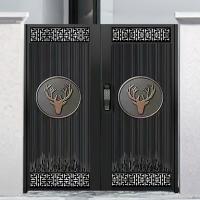China External Sliding Aluminum Garden Gate For Chinese Square Powder Coated Aluminum Outdoor Gates for sale