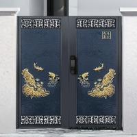 China External Sliding Aluminum Garden Gate For Chinese Square Powder Coated Aluminum Outdoor Gates for sale