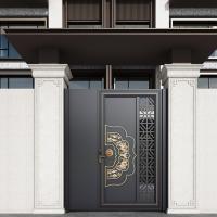 China Security aluminum courtyard gates Anti Theft Villa Front Door T5/T6 for sale