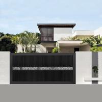 China ISO9001 Driveway Aluminum Gate For Automation Customizable Size And Design Requirements for sale