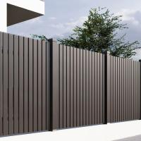 China Customizable Ornamental Aluminum Fence With Laser Cut Designs For Environmental Adaptation for sale