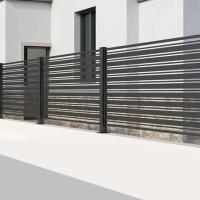 China Customizable Aluminum Fence With Wind Resistant Design For Security for sale