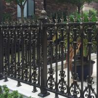 China Modern Metal Railing Design Decorative Steel Fence Railing / Staircase Deck Railing And Handrails for sale