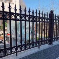 China Modern Metal Railing Design Decorative Steel Fence Railing / Staircase Deck Railing And Handrails for sale