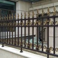 China Modern Metal Railing Design Decorative Steel Fence Railing / Staircase Deck Railing And Handrails for sale