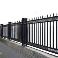 China Powder coated Outdoor Steel Fence Design Security Steel Fence And Handrails 250 pounds for sale