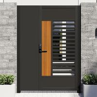 China Design of external sliding doors for Chinese square powder coated aluminum doors for sale