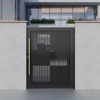China External Aluminium Garden Side Gates For Chinese Square Aluminium Pedestrian Gate for sale