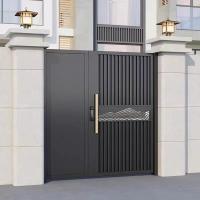 China Alloy 6063 Aluminum Garden Gate Powder Coated Aluminum Entrance Gates for sale