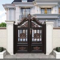 China Sliding Aluminium Pedestrian Garden Gates Powder Coated Aluminum Alloy 6063/6061/6005 for sale